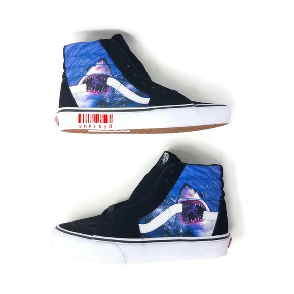 Vans | Shoes | Vans Shark Week X Sk8hi | Poshmark